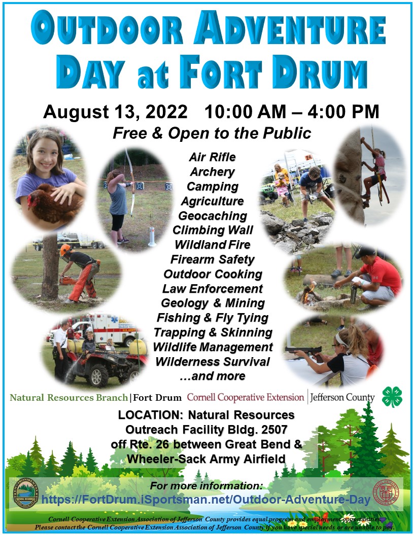 Outdoor Adventure Day - Fort Drum - iSportsman